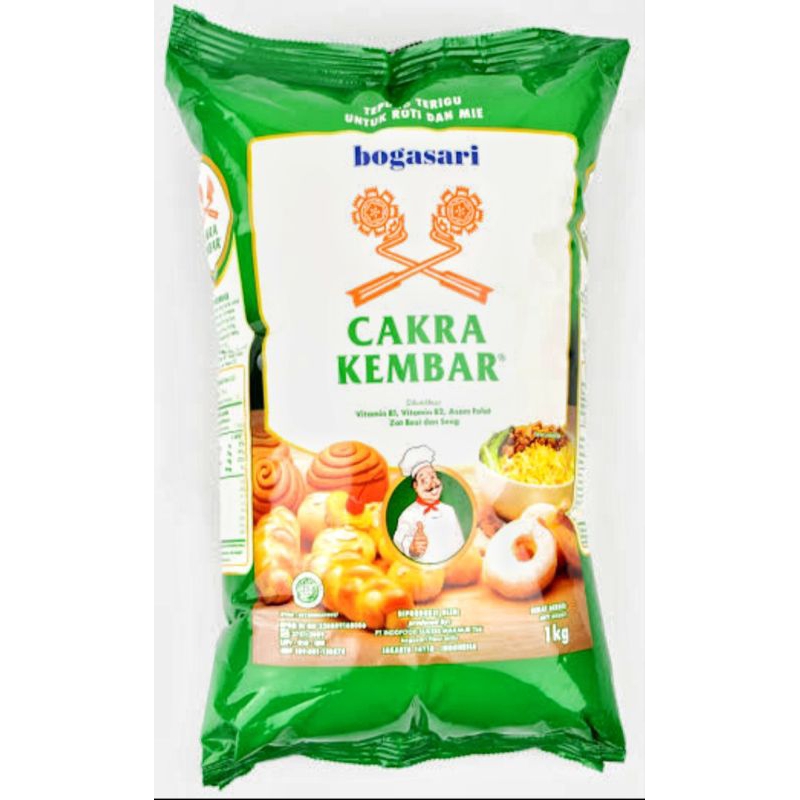 Jual Tepung terigu BOGASARI Cakra Kembar 1 Kg | Shopee Indonesia
