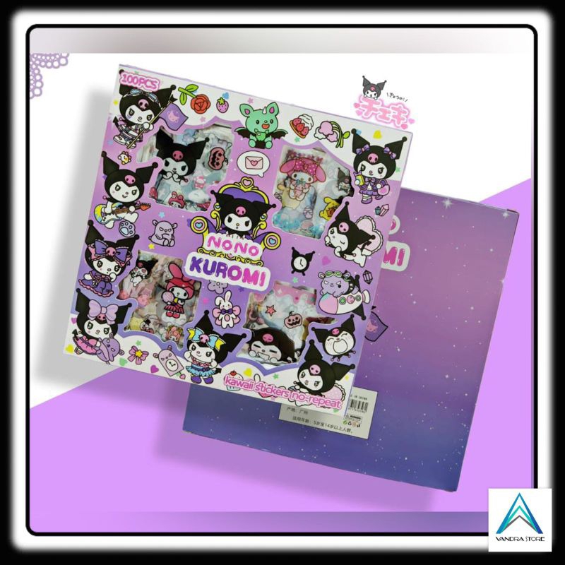 Jual STIKER KUROMI ISI 100 PCS ANAK ANAK | Shopee Indonesia