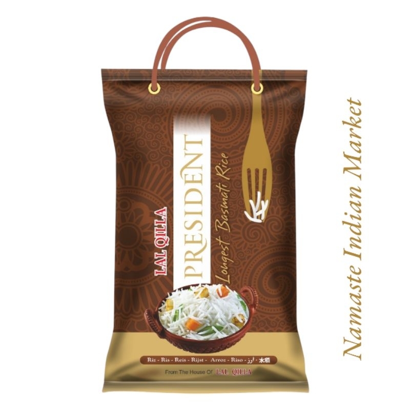 Jual LAL QILLA BASMATI RICE PRESIDENT 1KG | Shopee Indonesia