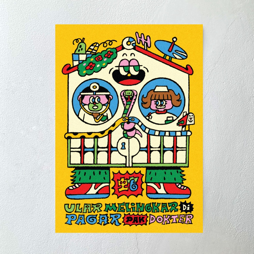 Jual Poster Ular Melingkar (Yoel K Edition) | Shopee Indonesia