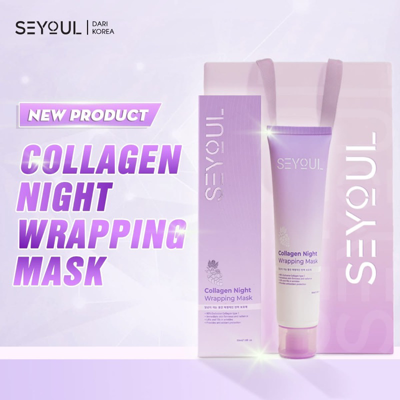 Jual SEYOUL Collagen Night Wrapping Mask Collagen Night Wrapping Mask ...
