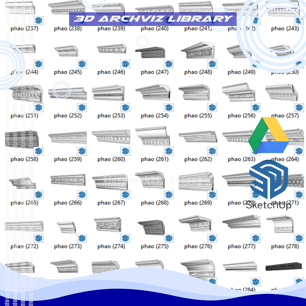 Jual 940 Profil Sketchup Model Asset Library | Shopee Indonesia