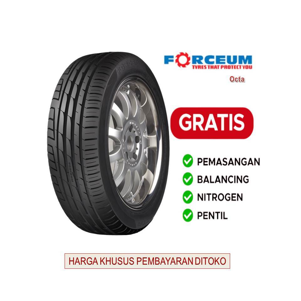 Jual BAN MOBIL YARIS JAZZ BRIO MEREK FORCEUM OCTA 195 50 R16 | Shopee ...