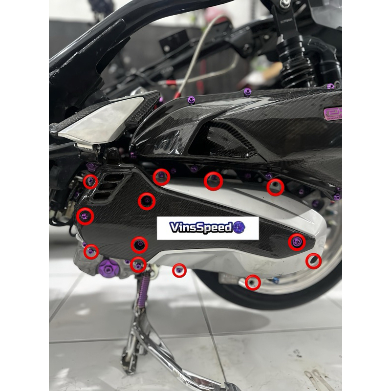 Jual Baut Titanium CVT Set Honda 160 | PCX ADV Vario 160 | Full Set ...