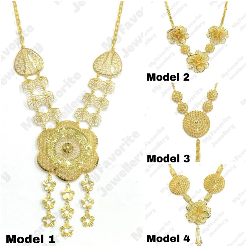 Jual Kalung Rumbai Kembang dan Borobudur EMAS ASLI Kadar 700 16K ...