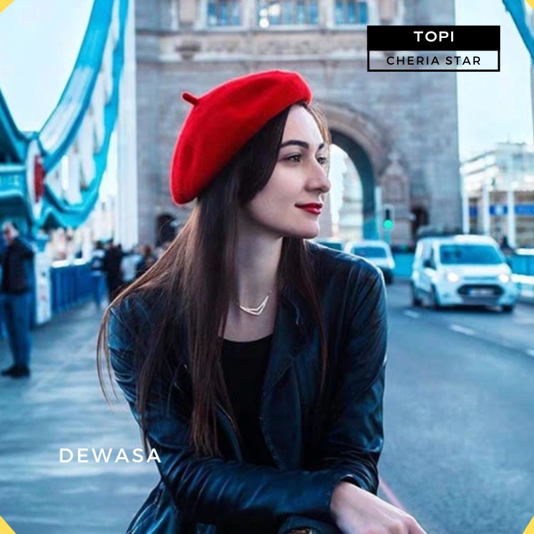 Jual Kualitas Bagus PROMO 1111 TOPI BARET WANITA KEKINIAN FASHION ...