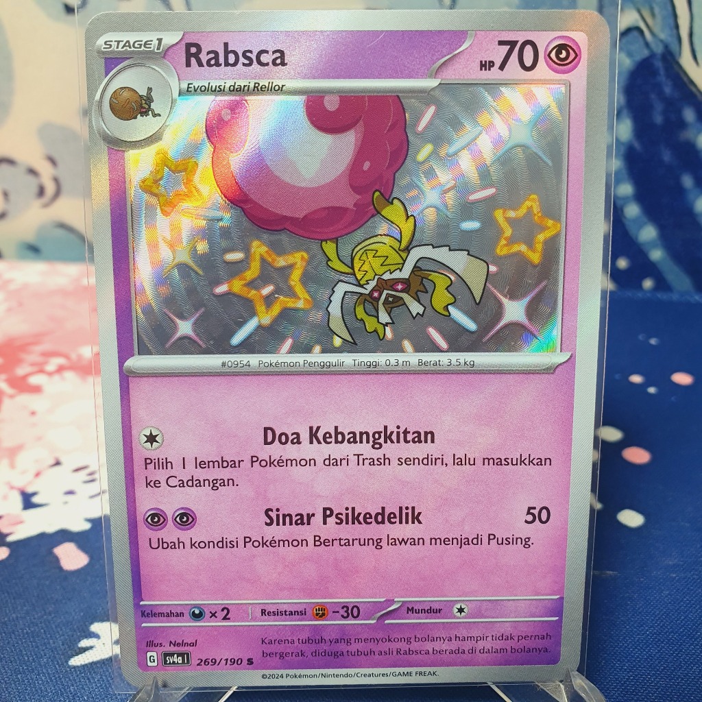 Jual Rabsca S Baby Shiny sv4a 269/190 Pokemon TCG Indonesia Harta ...