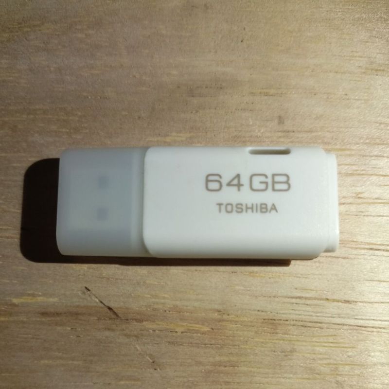 Jual FLASHDISK TOSHIBA WHITE 64GB SECOND (Baca Deskripsi) | Shopee Indonesia
