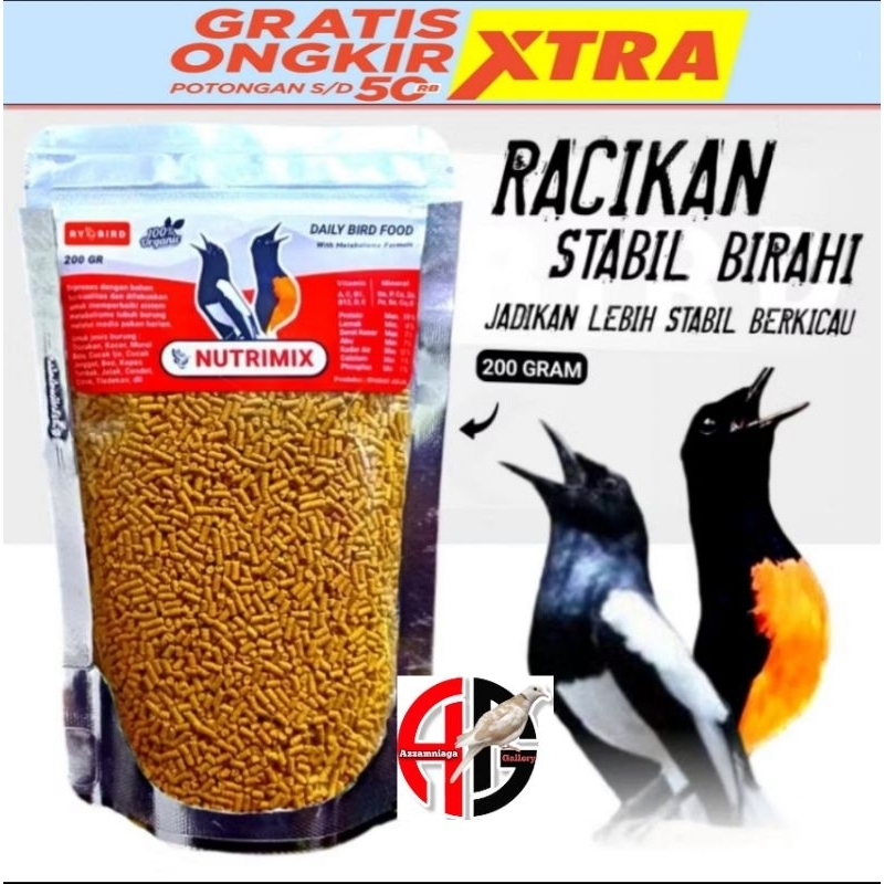 Jual NUTRIMIX MURAI BATU VOER BURUNG KACER JALAK VOER BURUNG OCEHAN ...