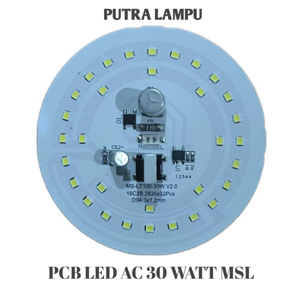 Jual PCB LED AC 30 WATT TYPE MSL/MESIN LAMPU LED AC 30 WATT TYPE MSL | Shopee Indonesia