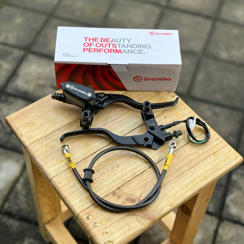 Jual MASTER REM OVAL KOTAK HITAM SET SELANG REM TAD 76 Cm | Shopee ...