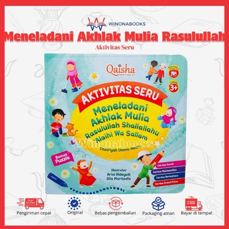 Jual Aktivitas Seru meneladani Akhlak Mulia Rasulullah Shalallaahu 'Alaihi Wa Sallam buku_anak ...