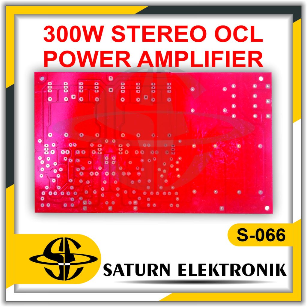 Jual PCB 300W Stereo OCL Power Amplifier S-066 | Shopee Indonesia
