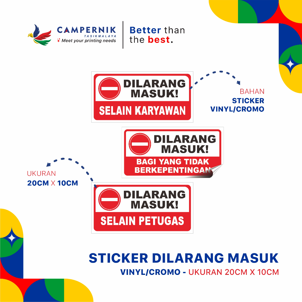Jual STICKER PINTU/TEMPEL LARANGAN | Shopee Indonesia