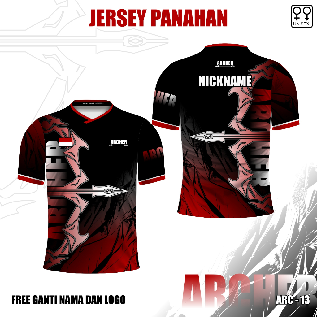 Jual Baju olahraga panahan kaos jersey team archer A | Shopee Indonesia