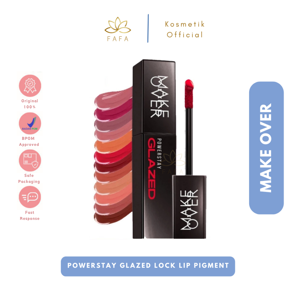 Jual [READY STOK] Makeover Powerstay Glazed Lock Lip Pigment - Plump ...