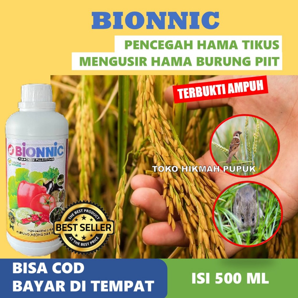 Jual Obat Hama Tikus Padi Paling Bagus - Pupuk Semprot Mengusir Hama ...