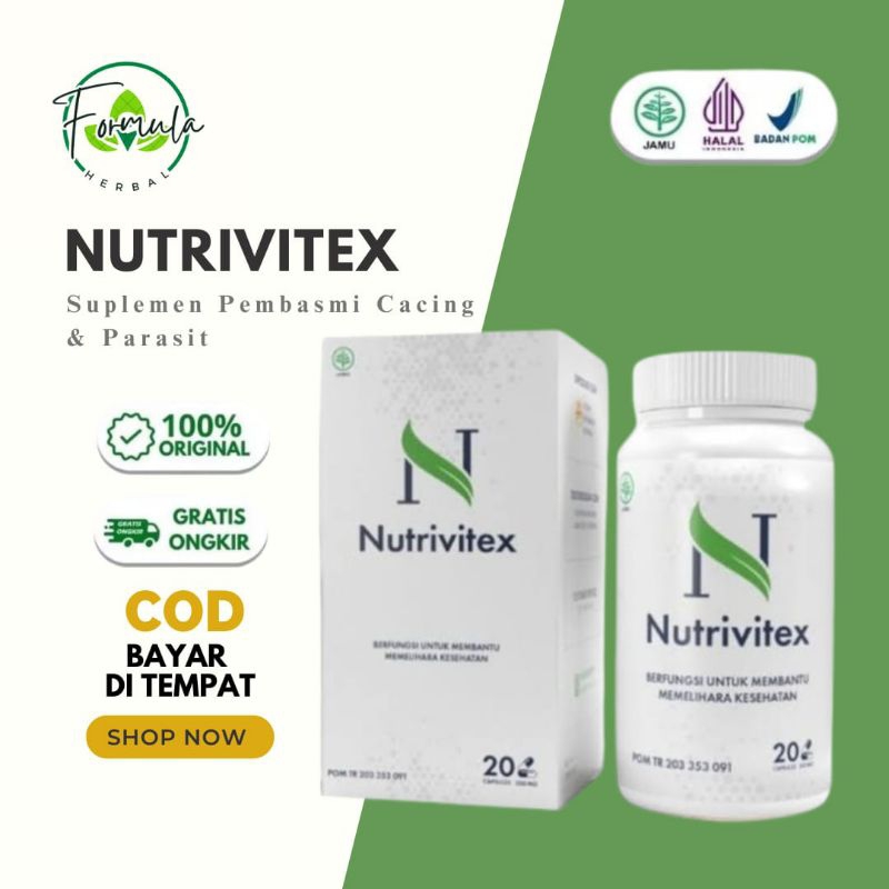 Jual Nutrivitex Asli Original Obat Pembasmi Cacing dan Parasit Dalam ...