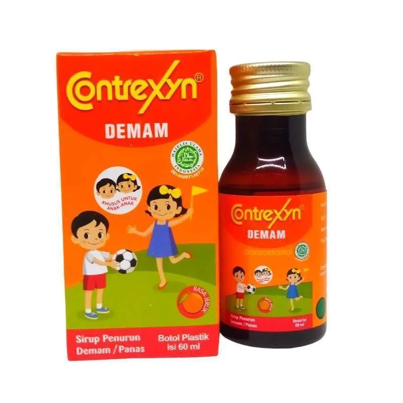 Jual Contrexyn Demam Rasa Jeruk 60 ml | Shopee Indonesia