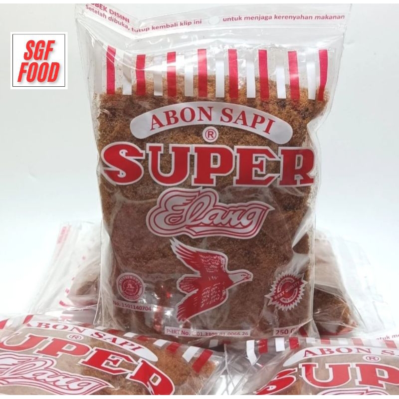 Jual abon sapi super elang 250 gram abon sapi super cap elang 250 gram ...