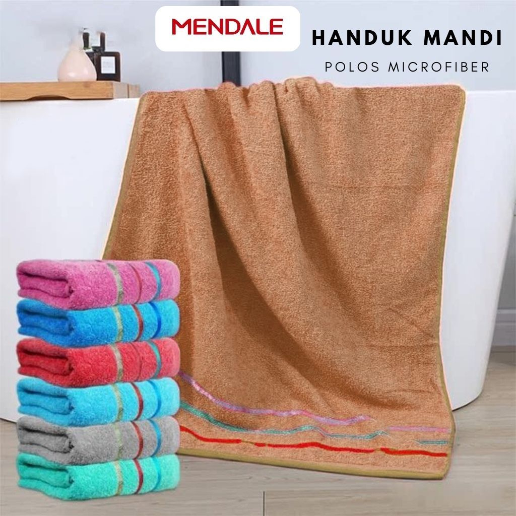 Jual Mendale Handuk Sekali Pakai / Handuk Mandi Dewasa Polos Serap Air ...