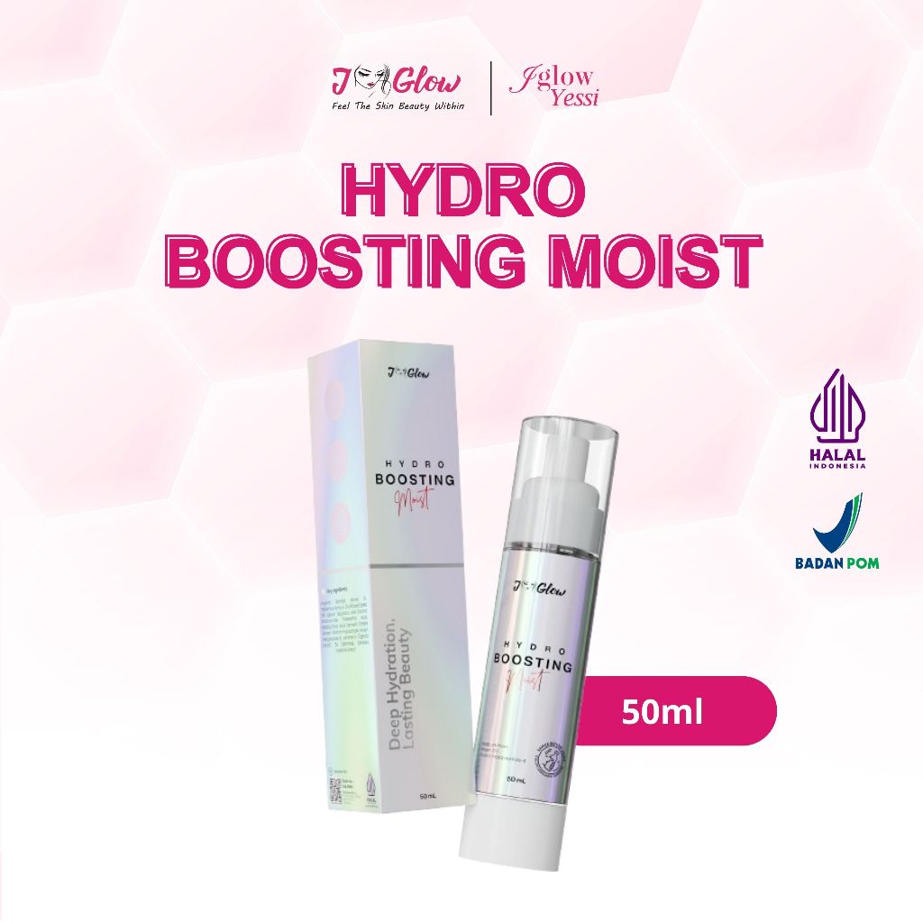 Jual J-GLOW - Hydro Boosting Moist Membuat Wajah Lebih Cerah - 60ml ...