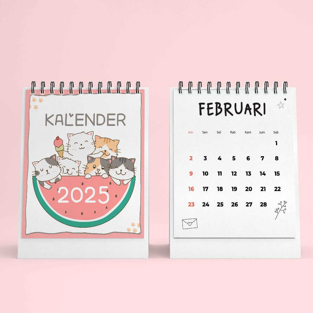 Jual Kalender Mini Terbaru Tahun 2025 | Kalender Meja Mini 2025 ...