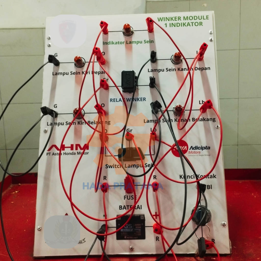 Jual Trainer lampu sein Sepeda Motor alat peraga sen simulator lampu ...