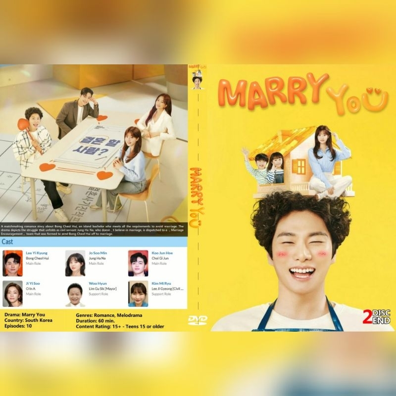 Jual Kaset Serial Drakor MARRY YOU - 2024 - 2disk-end | Shopee Indonesia