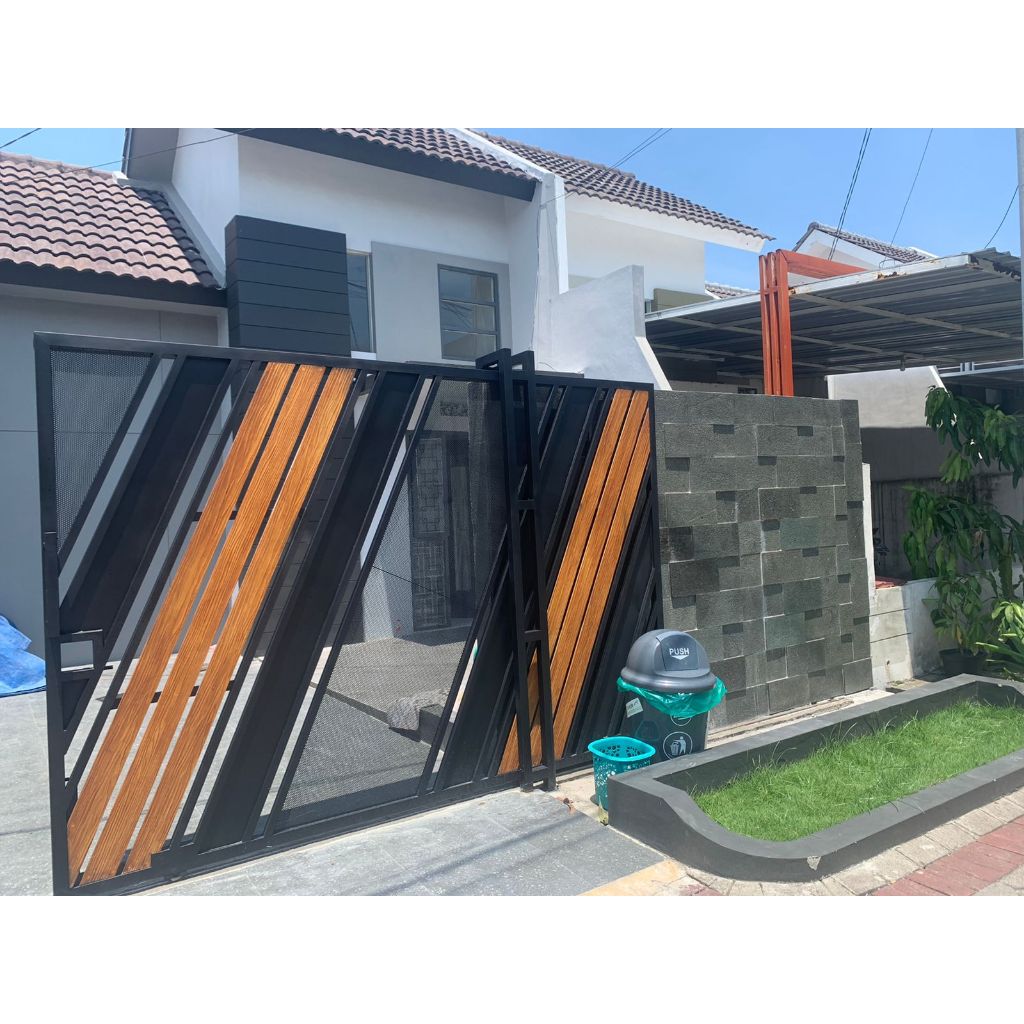 Jual Pagar rumah custom minimalis sidoarjo | Shopee Indonesia