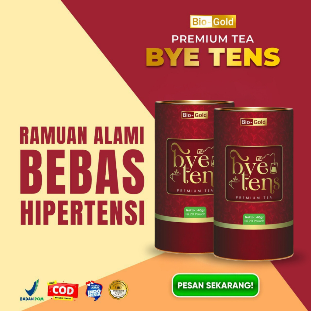 Jual Teh ByeTens Bio Gold Rekomendasi Teh Herbal Premium Hidup Lebih ...