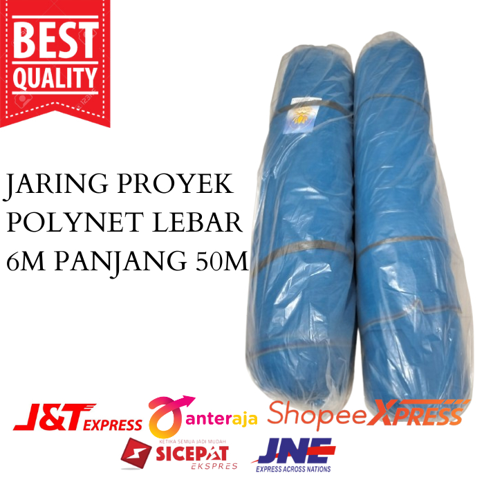 Jual Jaring Proyek Polynet Lebar 6 meter Panjang 50 Meter - 1 Roll ...