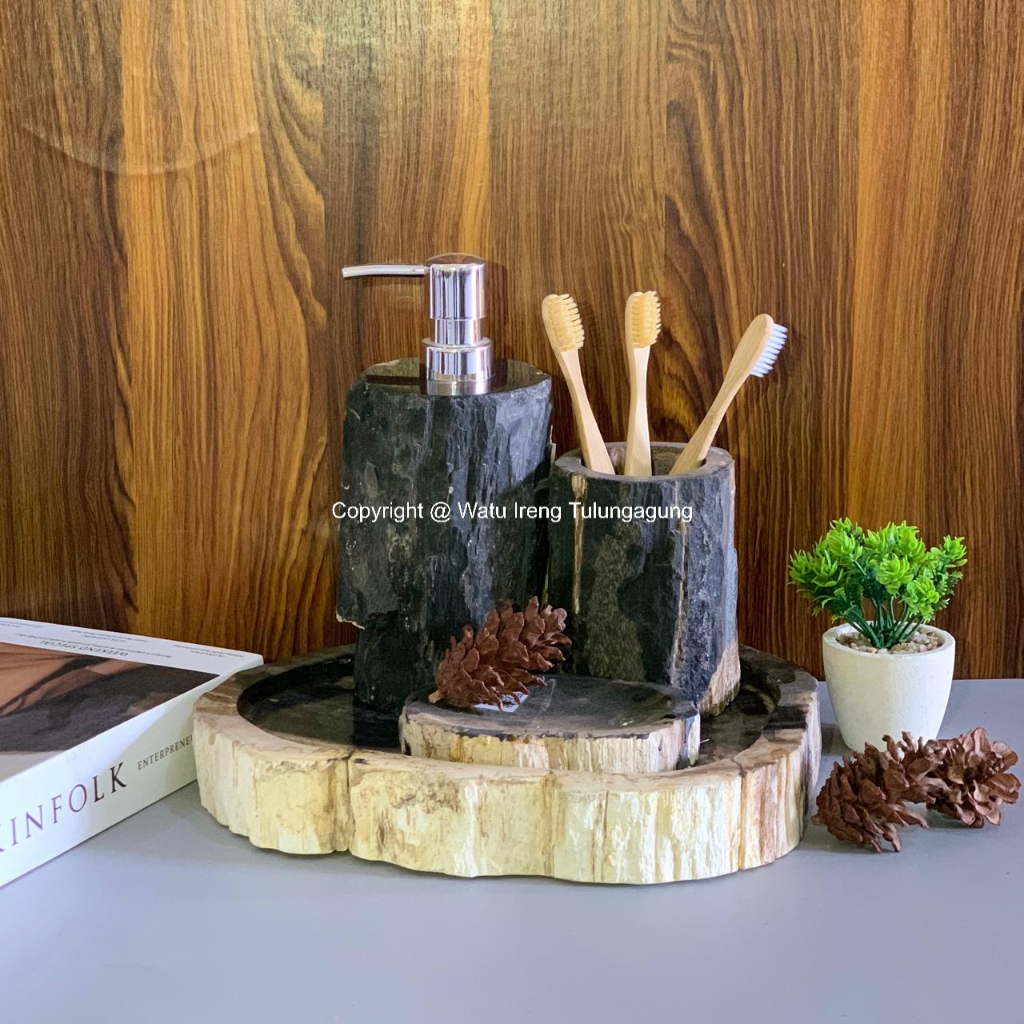 Jual BATHROOM SET FOSIL | SET SIKAT PERLENGKAPAN KAMAR MANDI | KAMAR ...