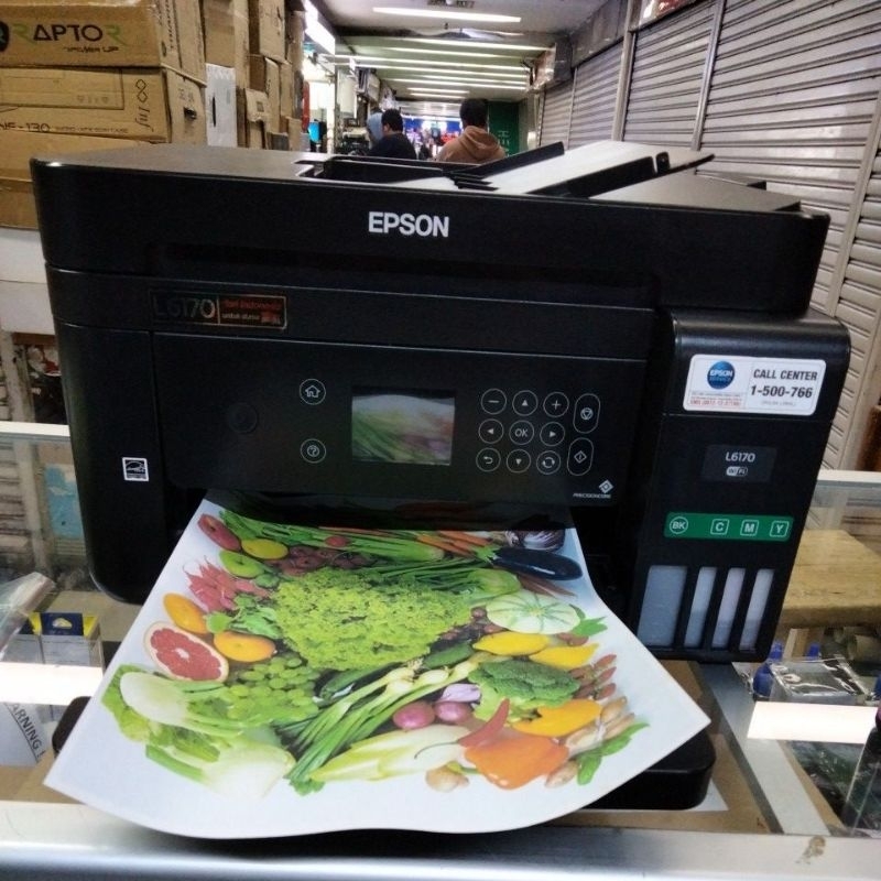 Jual Epson L6170 Print Scan Copy wifi.sudah di tes 100%Siap Pakai ...