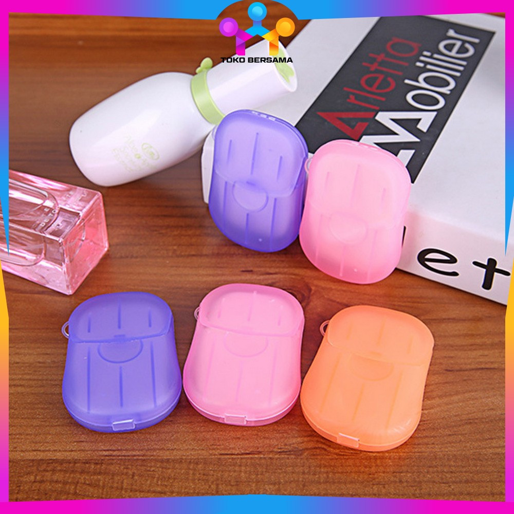 Jual Paper Soap Mini Sabun Cuci Tangan Kertas Isi 20pcs Praktis / Sabun ...
