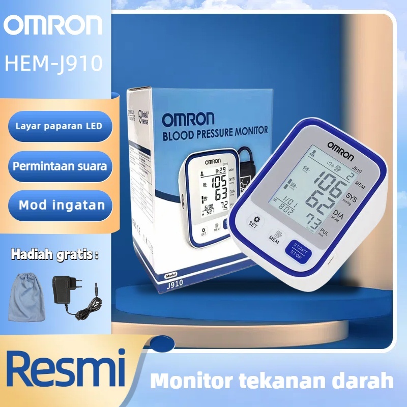 Jual 【Resmi】OMRON Tensimeter digital Satu klik lengkap otomatis ...