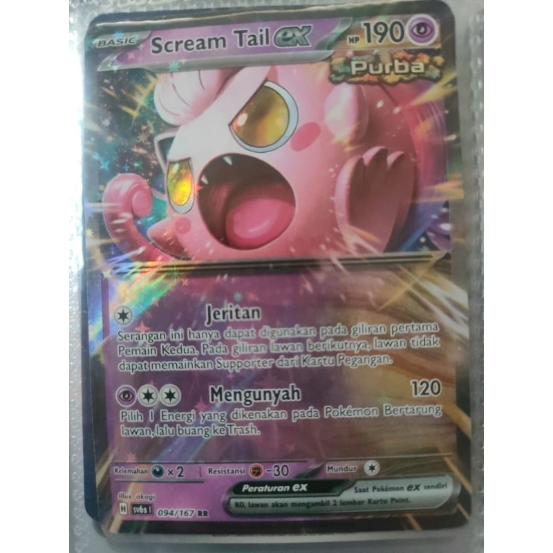 Jual Scream Tail EX RR sv6s Pokemon TCG | Shopee Indonesia