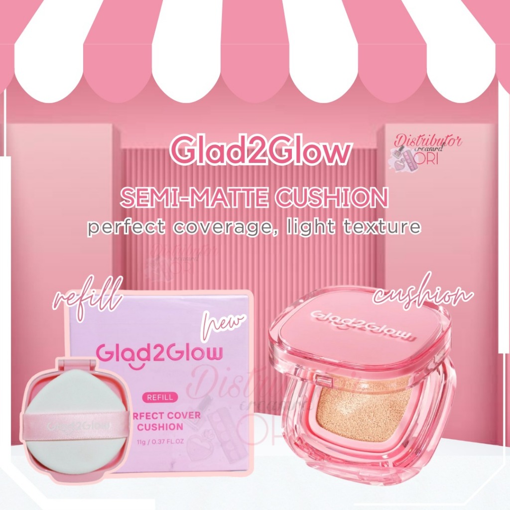 Jual Glad2glow Perfect Cover Cushion - Cushion glad2glow | BPOM ...