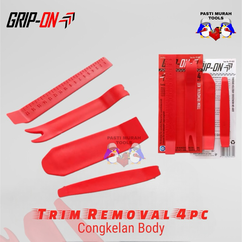 Jual GRIP ON TRIM REMOVAL SET ALAT CONGKELAN BODY 4PC MOTOR MOBIL UNIVERSAL ALAT PEMBUKA PANEL ...