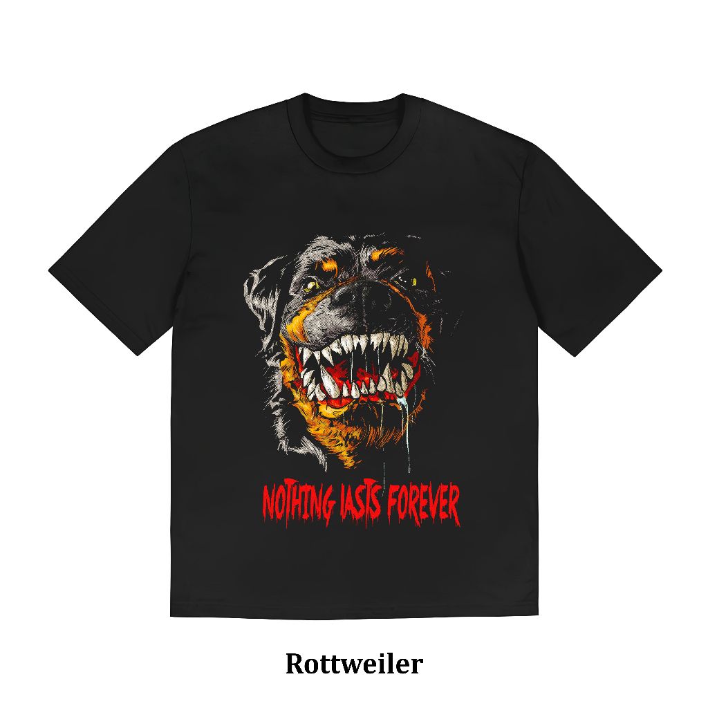 Jual T-Shirt | Kaos Band | Rottweiler Premium Cotton Combed 24s Quality ...