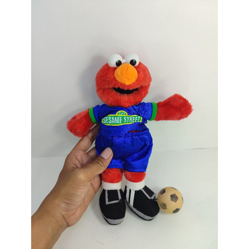 Jual boneka Elmo sesame street original mata keras costum bola | Shopee ...