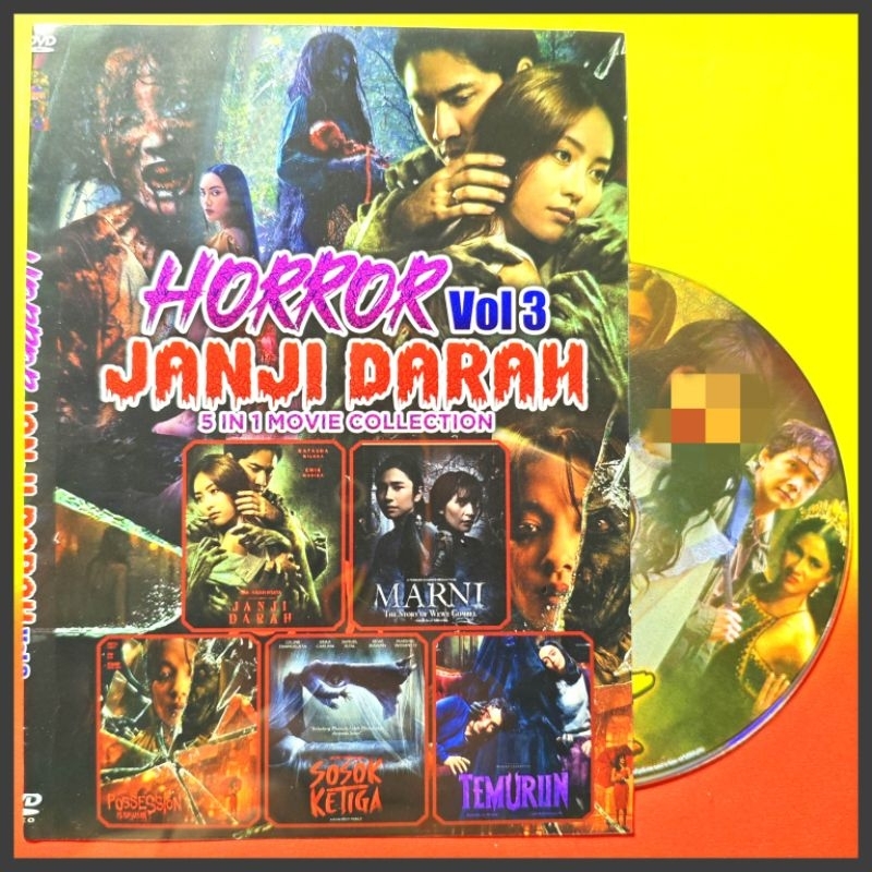 Jual Kaset Film Horor Indonesia Koleksi Janji Darah Campuran Vol. 3 Pilihan Terbaru isi 5 Judul ...