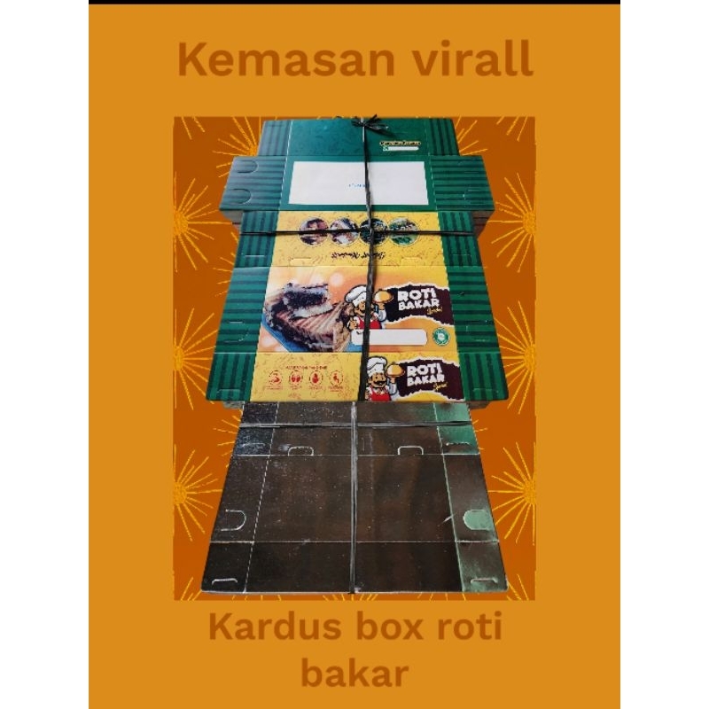 Jual 100 pcs kertas roti bakar/kardus roti bakar/box roti bakar ...