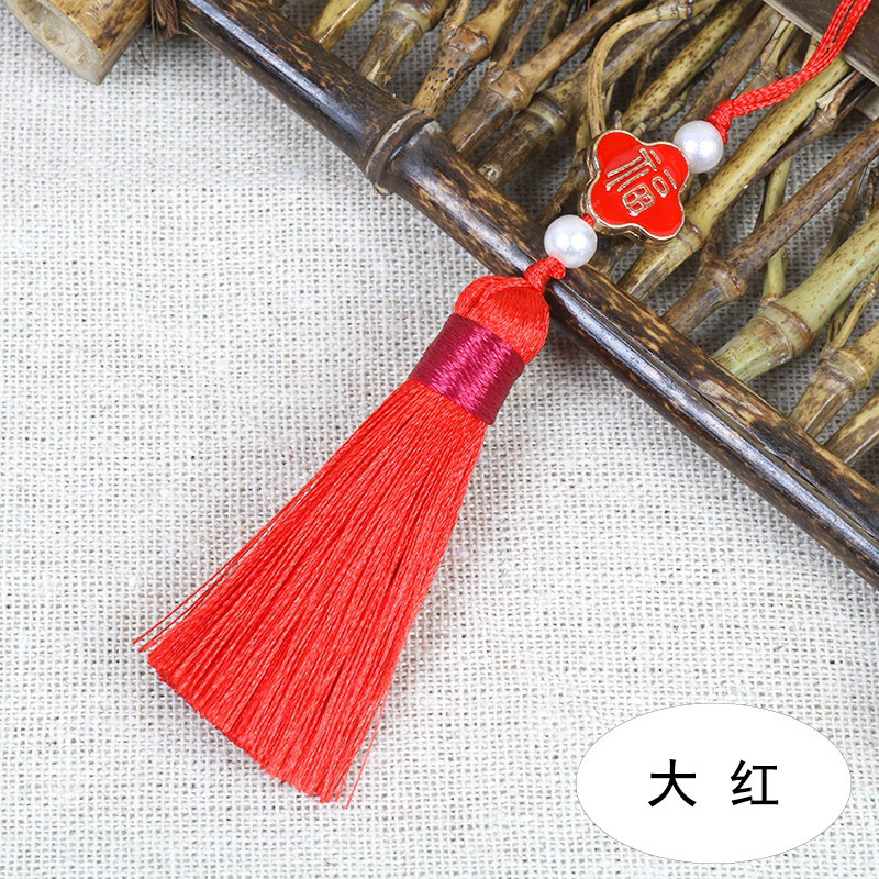 Jual gantungan tasel rumbai Fu imlek - tali rumbai cny - hiasan hampers ...