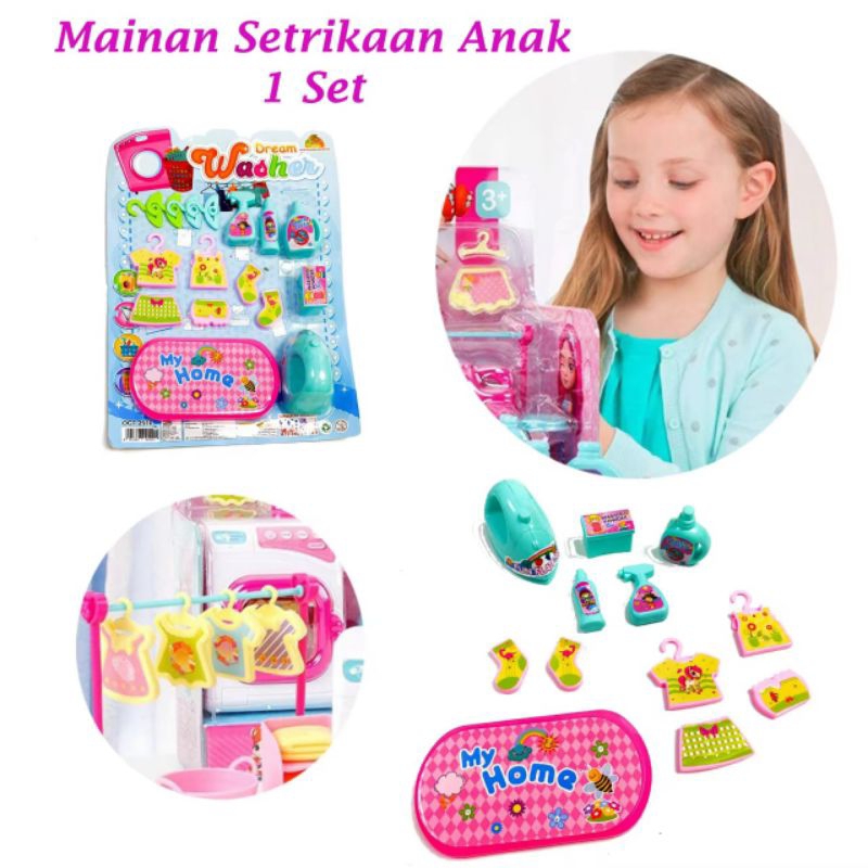 Jual Mainan Anak Perempuan Setlika Dream Washer Set Press OCT 2510 ...