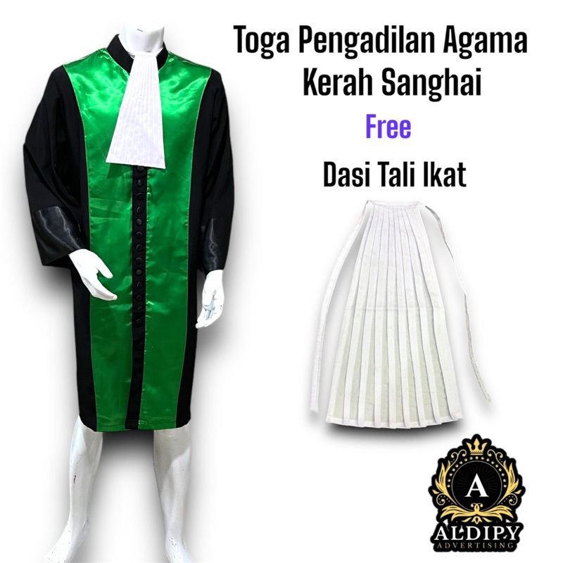 Jual Toga Hakim Pengadilan Agama(P.A) Kerah Sanghai Stok Ready | Shopee ...