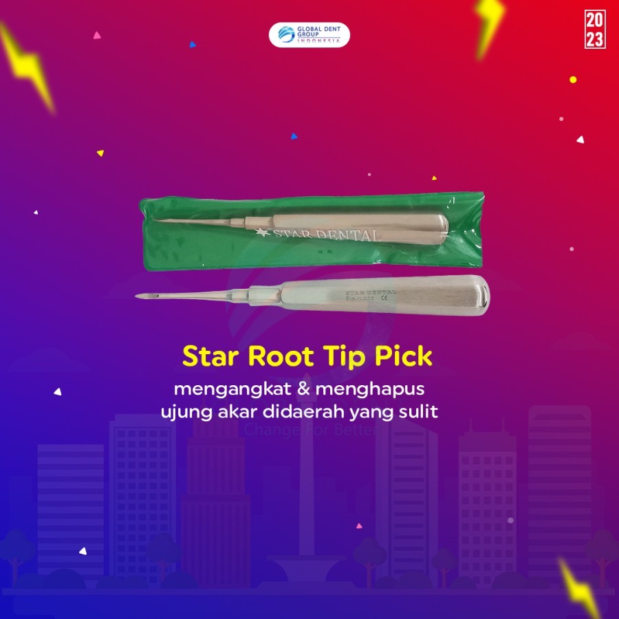 Jual Star root tip pick ( Str. C-0363, French steel ) | Shopee Indonesia