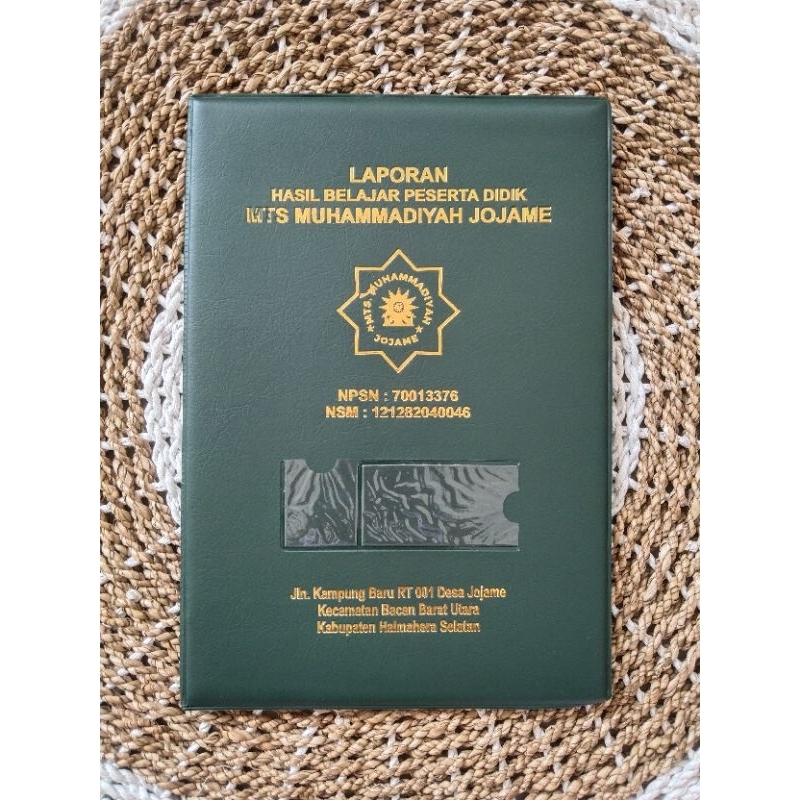 Jual Sampul Map Raport isi 10lembar Custom Nama Sekolah Murah ...