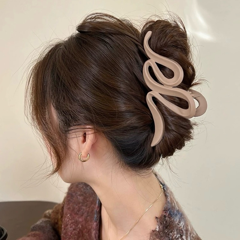 Jual 13 cm korean jumbo hair claw / jedai rambut ukuran besar doff ...