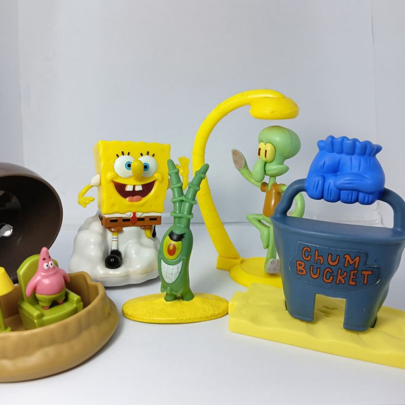 Jual MAINAN SPONGEBOB - PRELOVED - SECOND - TOYS - MCD HAPPY MEAL - KFC ...